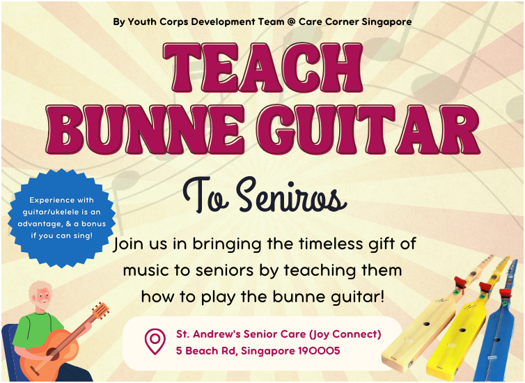 Teach Bunne Guitar to Seniors! - Beach Road [YCDT-CC]