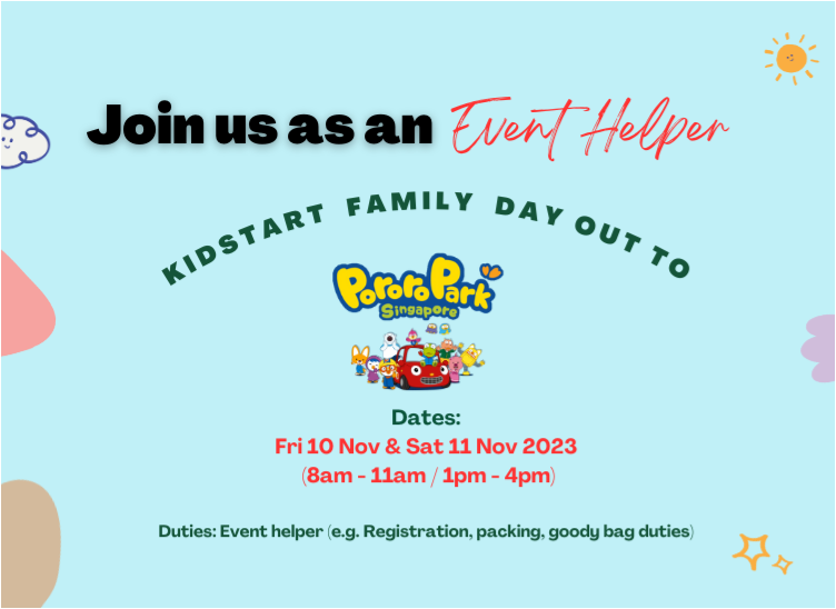 KidSTART Family Day Out Event Helper