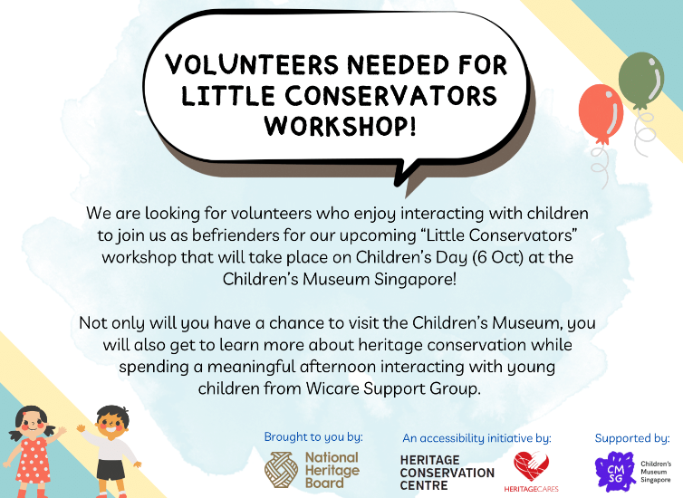 Little Conservators Workshop - Volunteers Needed!