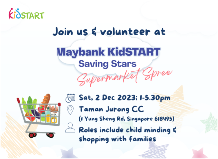Event Helper at Maybank KidSTART Saving Stars Event